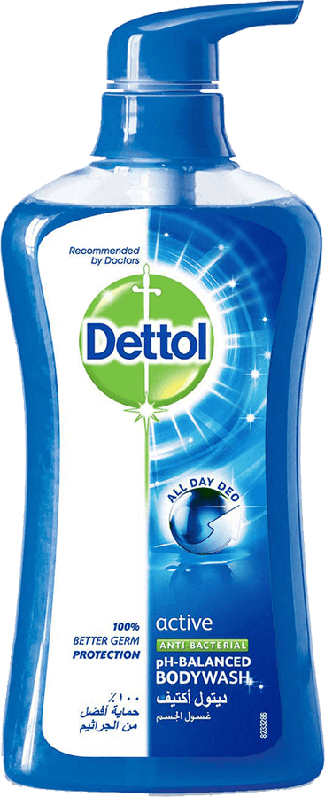 Dettol Anti-Bacterial Body Wash Active, 500ml | Dettol
