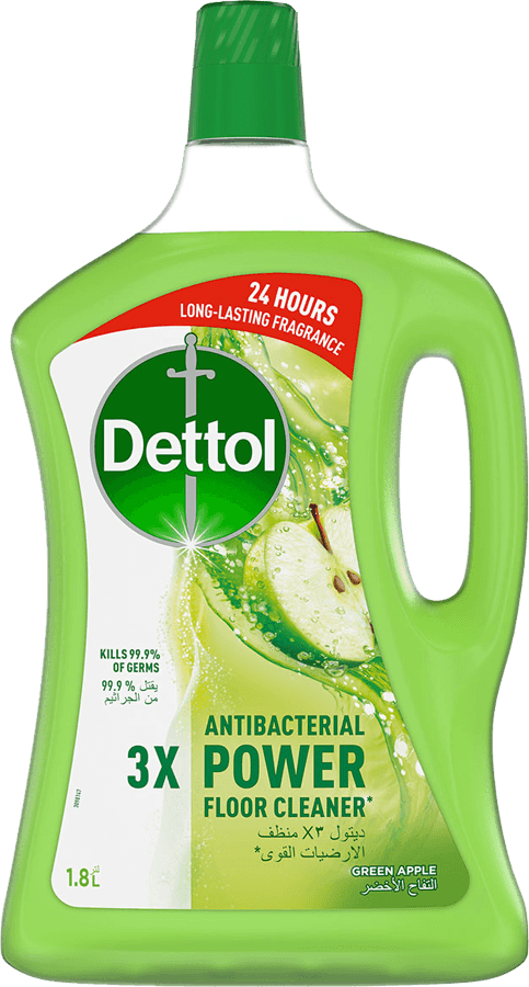 Dettol MultiPurpose Floor Cleaner Green Apple, 900 ml | Dettol